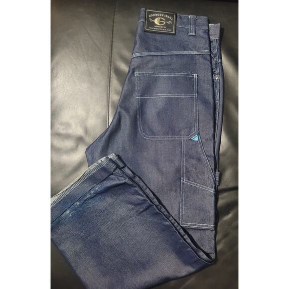 Godbody | Jeans | Vtg Godbody Jeans 36x34 Shiny Denim Carpenter ...